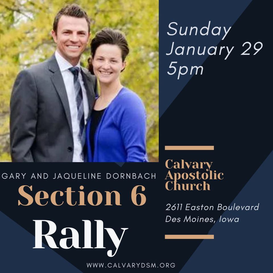 IA Section 6 UPCIs Event | Calvary Apostolic Church, Des Moines, IA ...