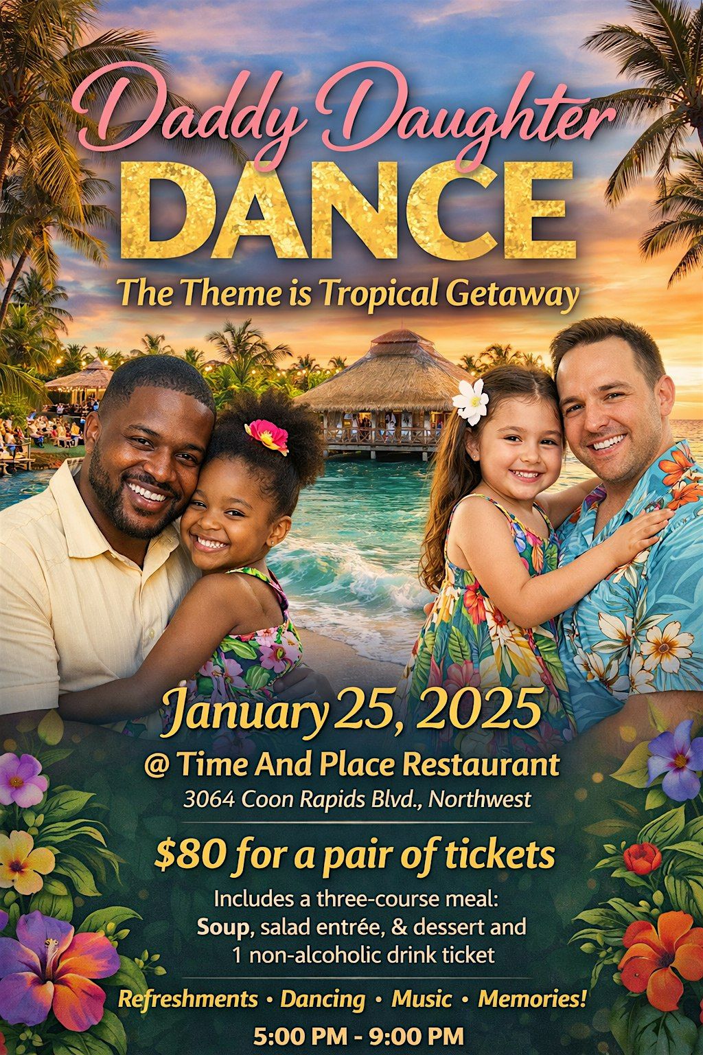 Daddy Daughter Dance at Time & Place, Coon Rapids on 25th January, 2026