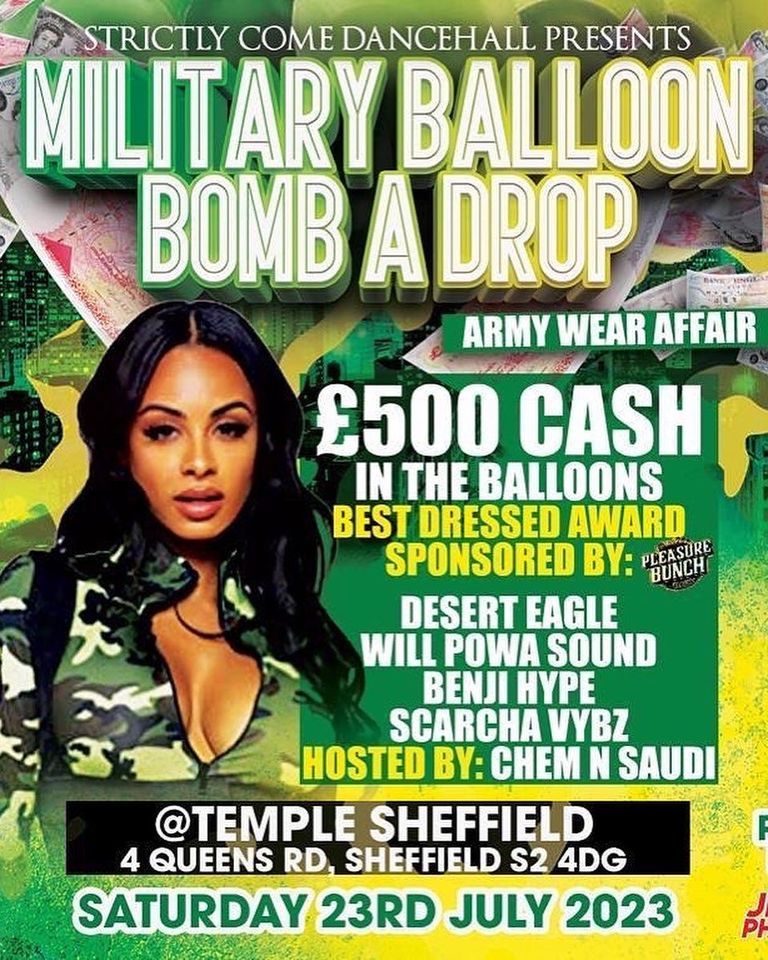MILITARY Balloon Bomb Drop | Temple Sheffield | July 23, 2022
