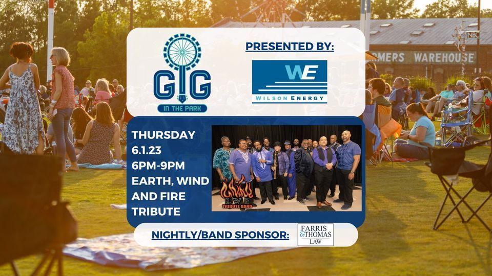 Gig in the Park | Earth, Wind & Fire Tribute at Vollis Simpson ...