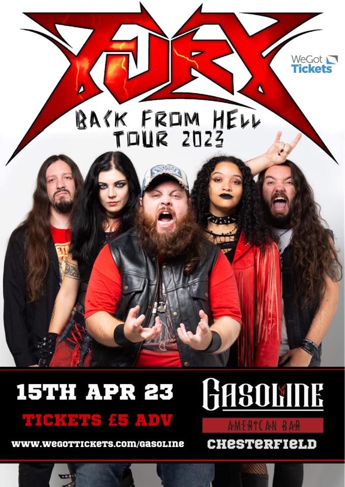 Fury - The UKs Hottest Rock Band BFH Tour23 *** Now Free Entry! *** at ...