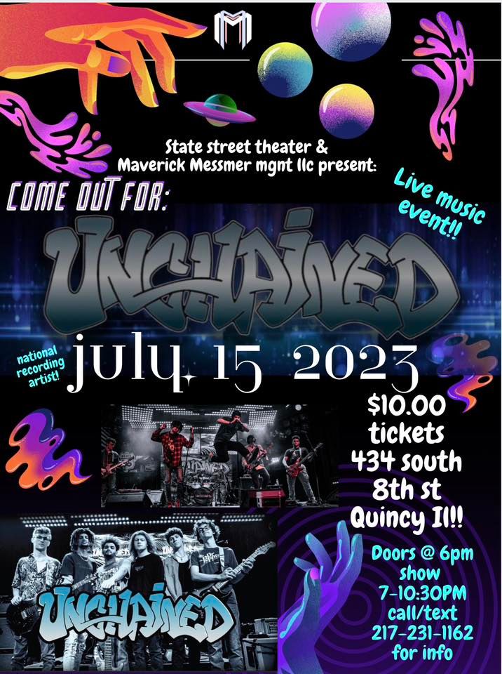 State Street Theater: UNCHAINED SUMMER SHOW | State Street Theater ...