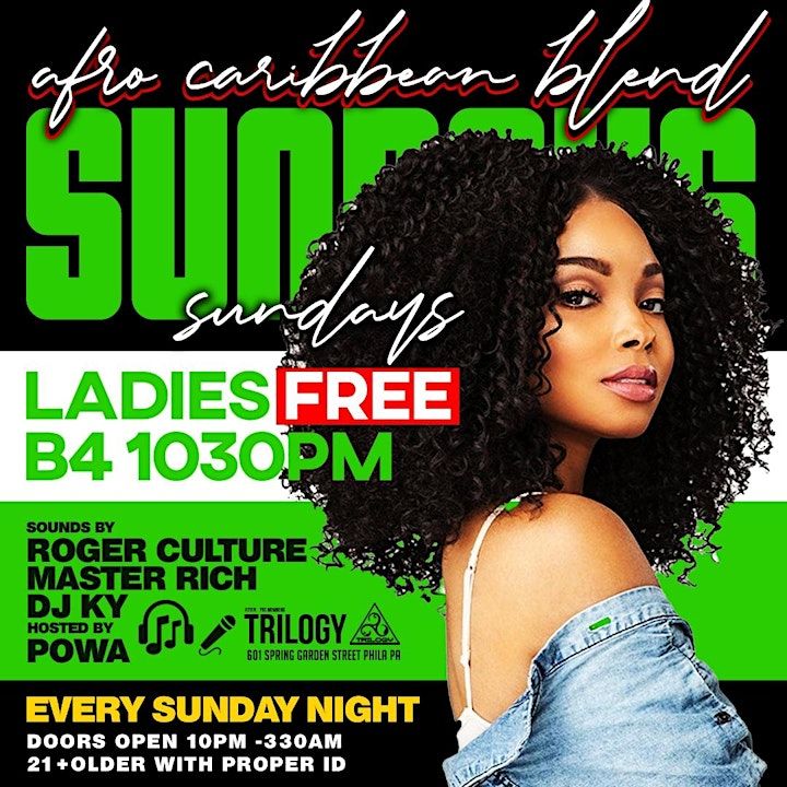 AFRO CARIBBEAN BLEND! at Trilogy Nightclub, Philadelphia on 3rd March, 2024