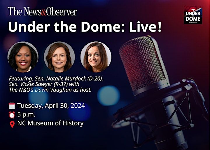 Under the Dome: Live! at Daniels Auditorium at the NC Museum of History ...