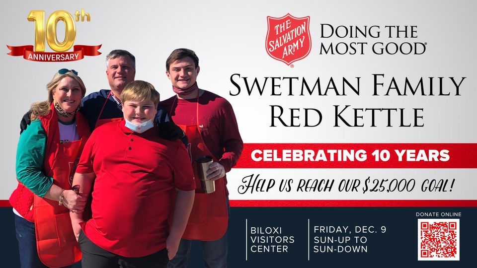 The Swetman Family Red Kettle | Biloxi Visitors Center | December 9, 2022