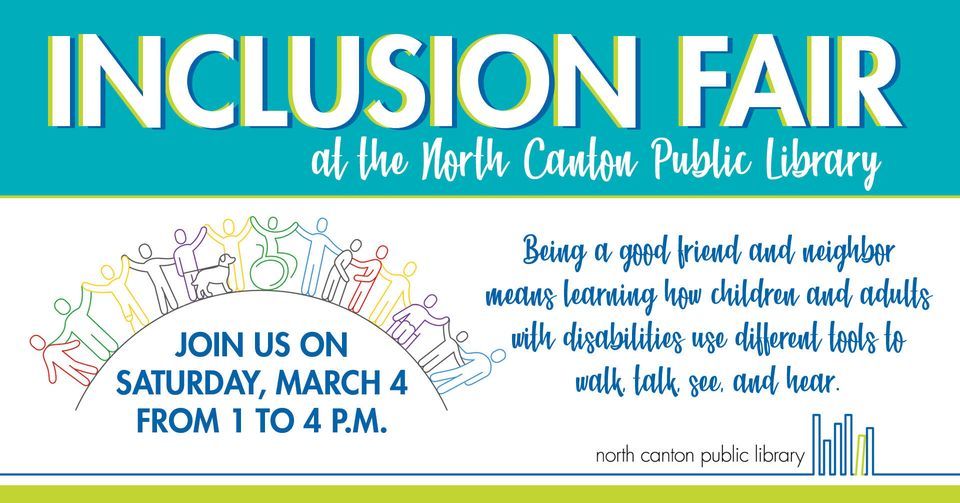 Inclusion Fair at the North Canton Public Library | North Canton Public ...