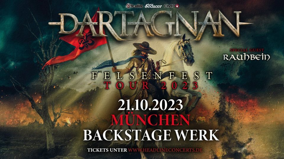 dArtagnan Felsenfest Tour 2023 I München I Backstage Werk | Backstage ...