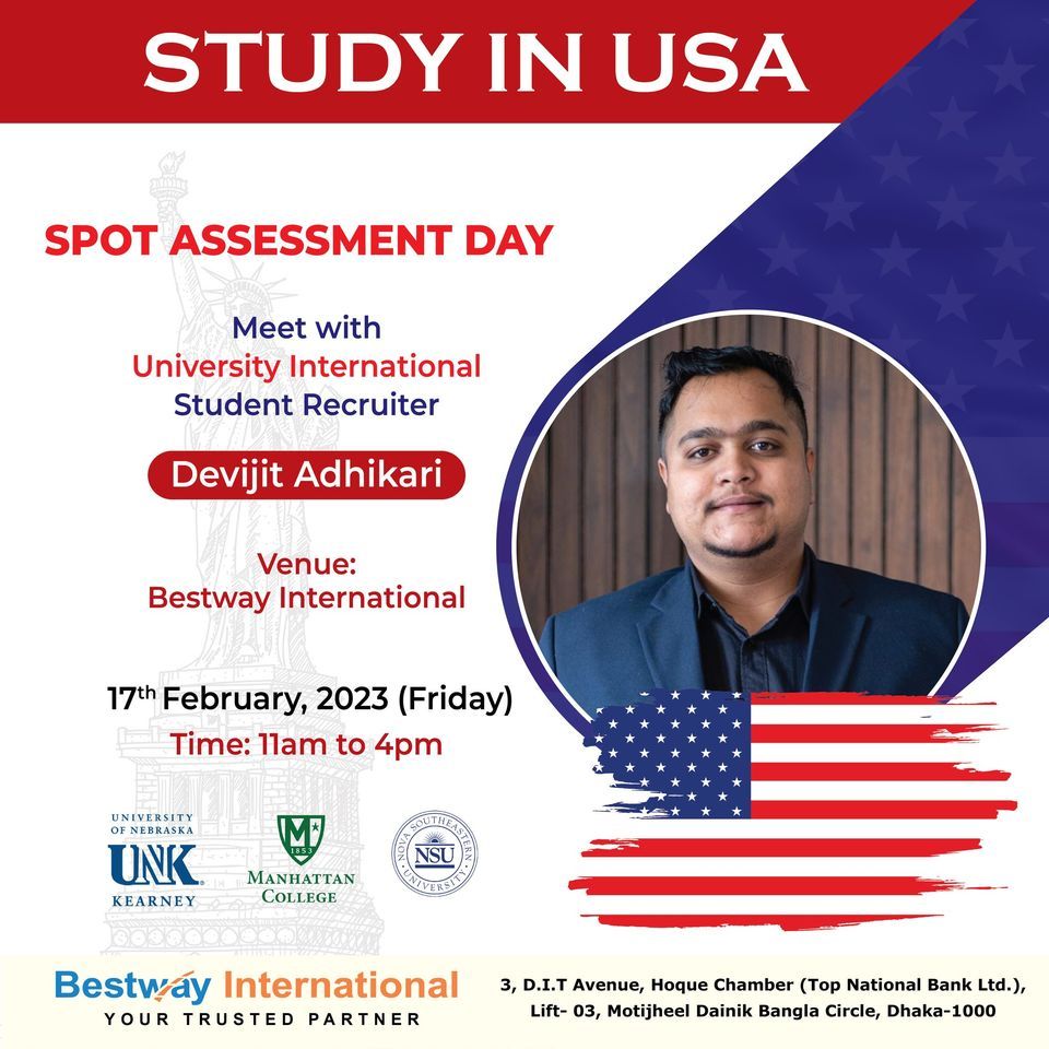 USA SPOT ASSESSMENT DAY | Bestway International, Dhaka, DA | February ...
