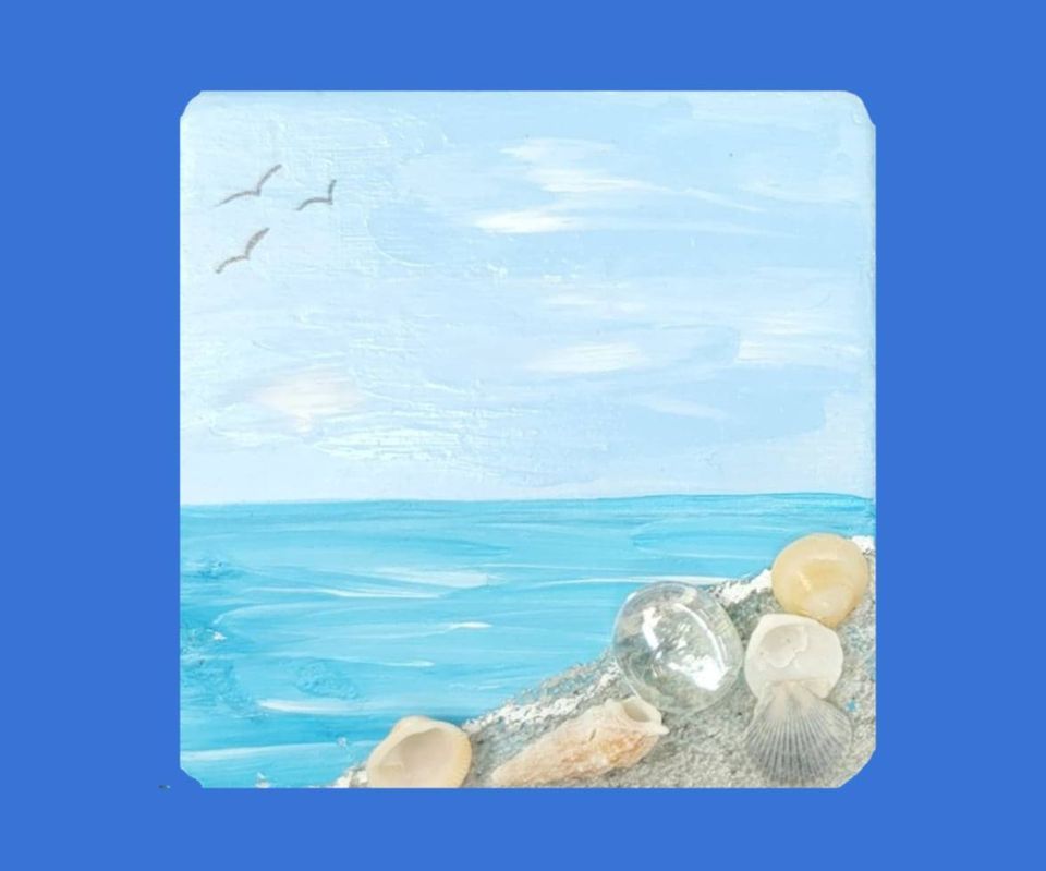 Susan Renners Natural Stone Beach Tile for Alzheimers at Ruth Inman Art ...