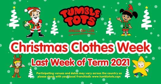 Tumble Tots Christmas Clothes Week 2021 - Radcliffe at Radcliffe ...