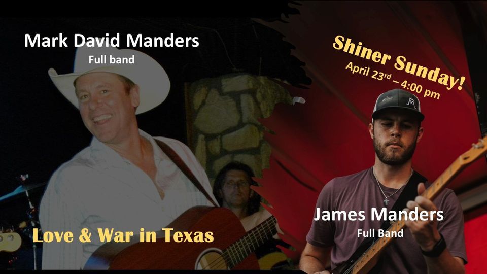 Shiner Sunday with Mark David Manders / James Manders opening | Love ...