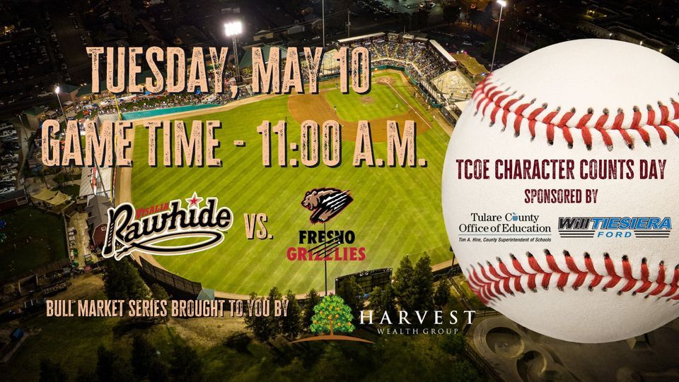 Game #1 - Rawhide vs. Fresno Grizzlies at Valley Strong Ballpark ...