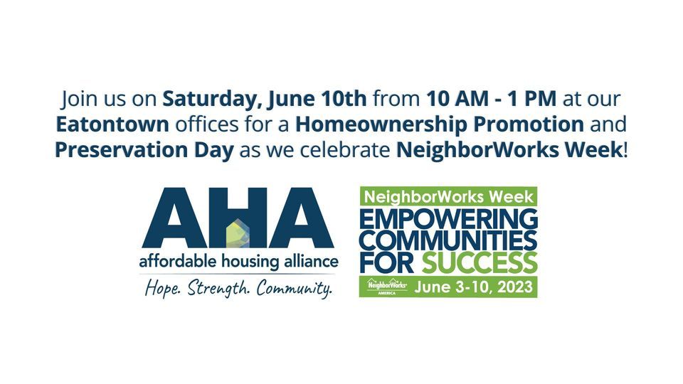 NeighborWorks Week 2023: Homeownership Promotion and Preservation Day ...