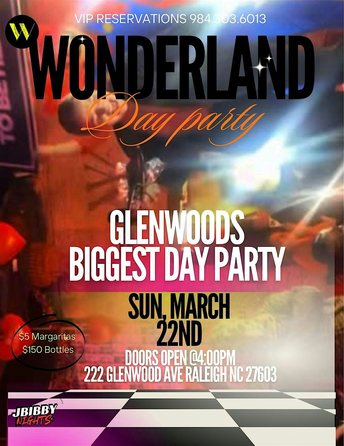 Wonderland Day Party at 222 Glenwood Ave, Raleigh on 22nd March, 2026