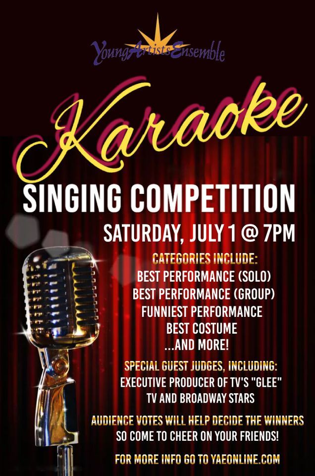 Karaoke Singing Competition | Hillcrest Center for the Arts, Thousand ...