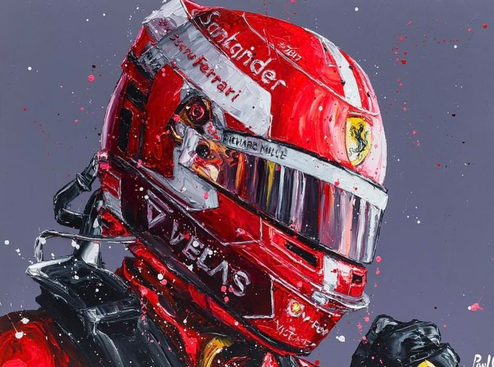 Meet Explosive Artist and official F1 Artist Paul Oz | Westover Gallery, Bournemouth, EN ...