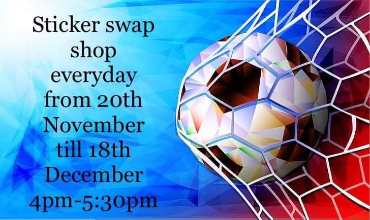 World Cup Sticker Swap Shop | Sparking Clog, Radcliffe, EN | November ...