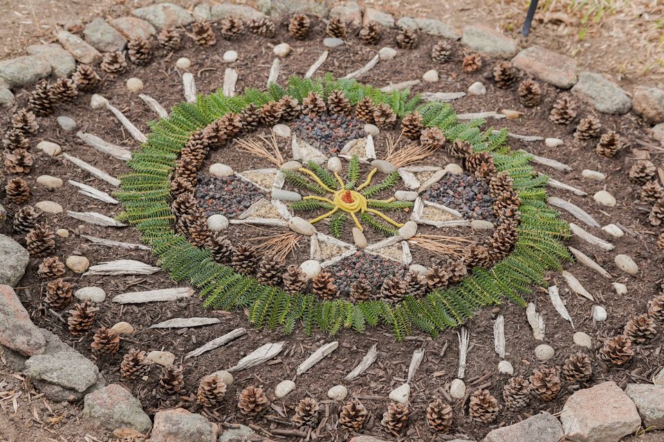 Land Art Exhibit at Idaho Botanical Garden, Boise on 8th April, 2023