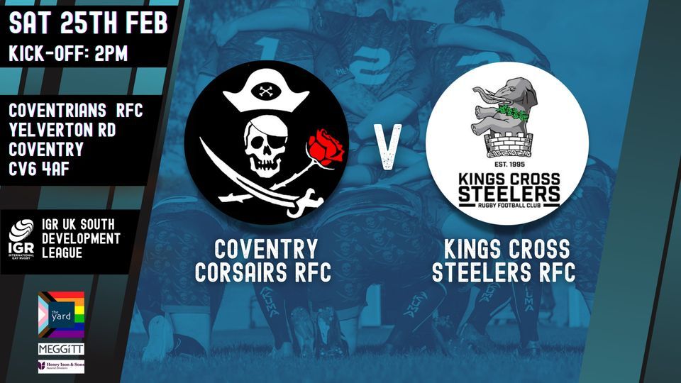 Coventry Corsairs RFC vs Kings Cross Steelers RFC at Coventrians RFC ...