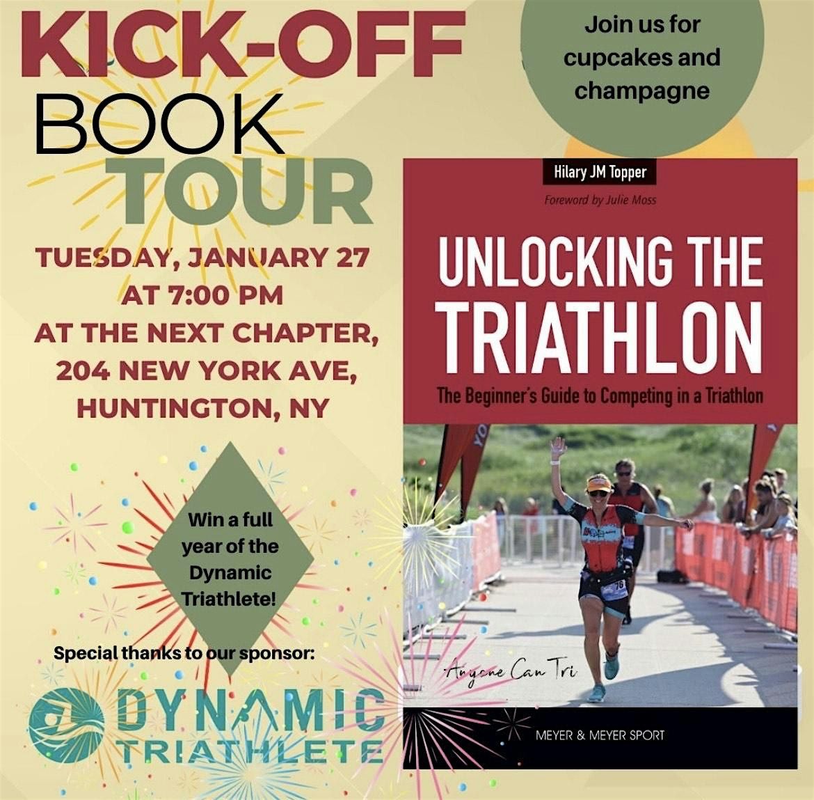 Kick-Off Book Tour at The Next Chapter, Huntington on 27th January, 2026