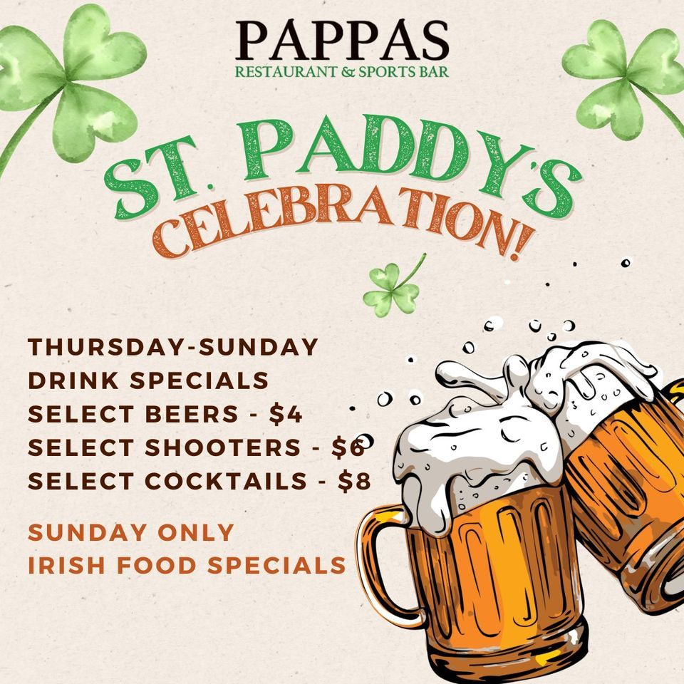 St. Patricks Day at Pappas Cockeysville! | 550 Cranbrook Rd ...