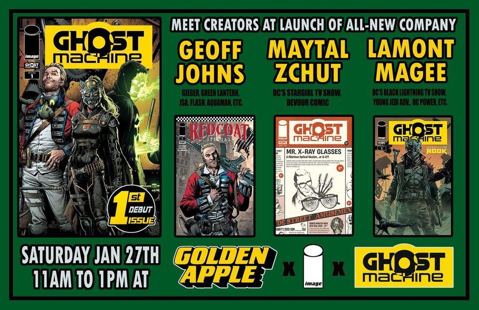 Ghost Machine Comic Launch Event with Creators Geoff Johns, Lamont ...