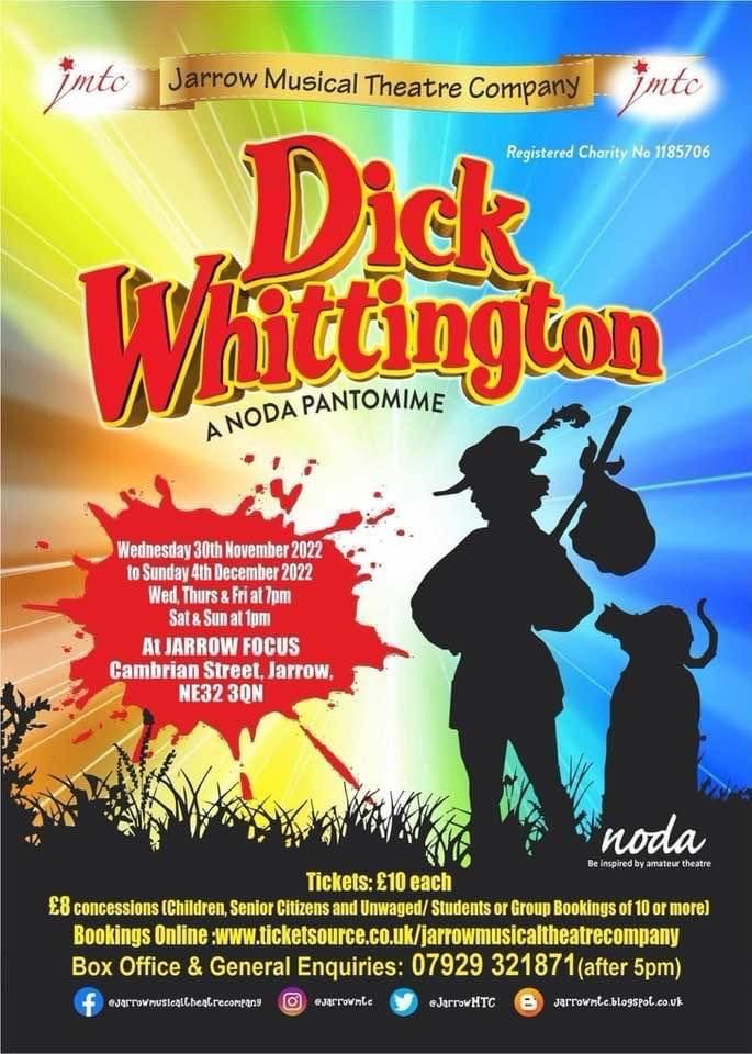 Dick Whittington | Jarrow Focus | November 30 to December 4
