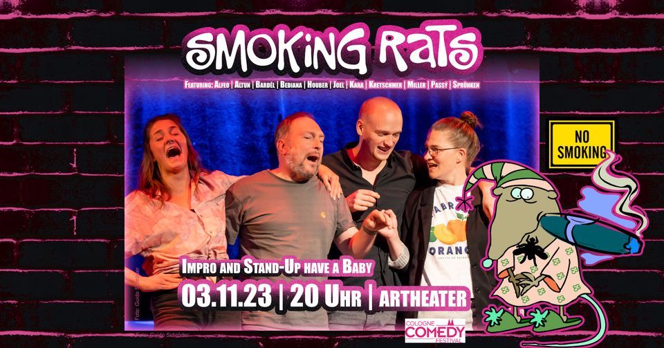 COLOGNE COMEDY FESTIVAL: SMOKING RATS | Impro and Stand-Up have a Baby ...