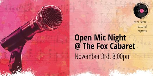 Open Mic Night at the Fox Cabaret at Fox Cabaret, Vancouver on 3rd ...