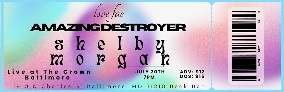 Shelby Morgan at the Crown Baltimore | The Crown, Woodlawn, MD | July ...