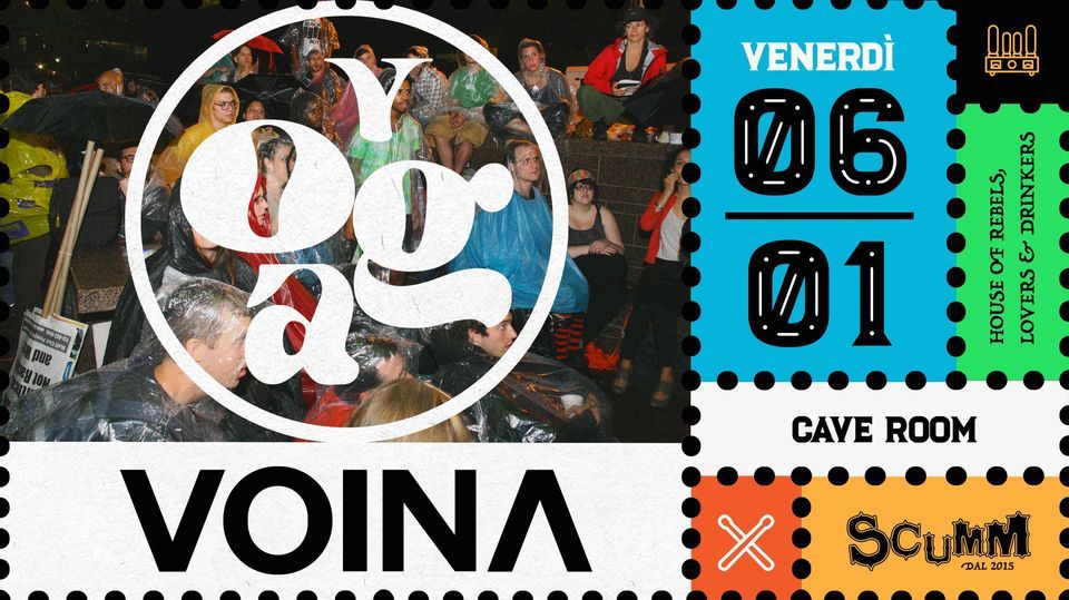 Voina live @ Scumm Cave Room • ven 06/01 at Scumm, Pescara on 6th ...