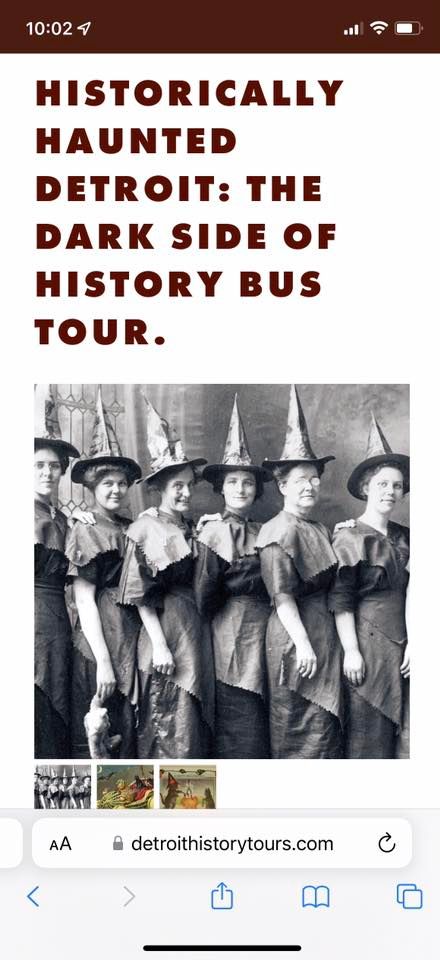 Historically Haunted Detroit: The Dark Side of History Bus Tour at ...
