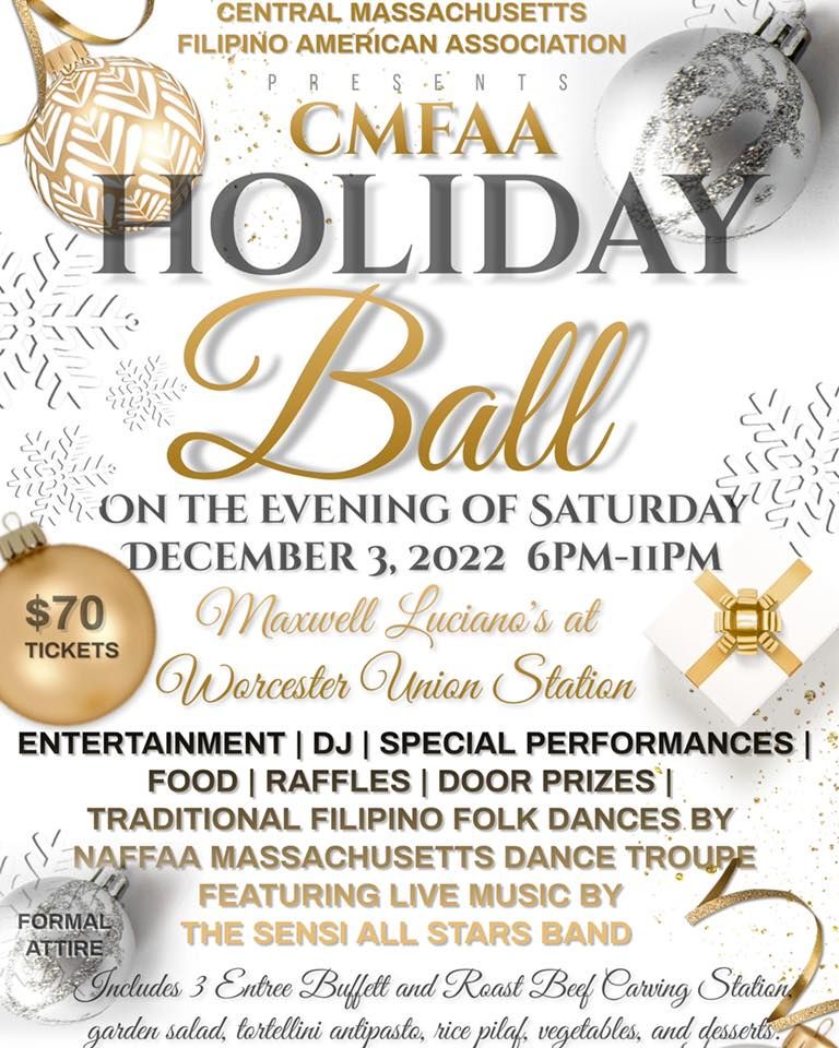 CMFAA HOLIDAY BALL at Union Station (Worcester, Massachusetts) on 3rd ...