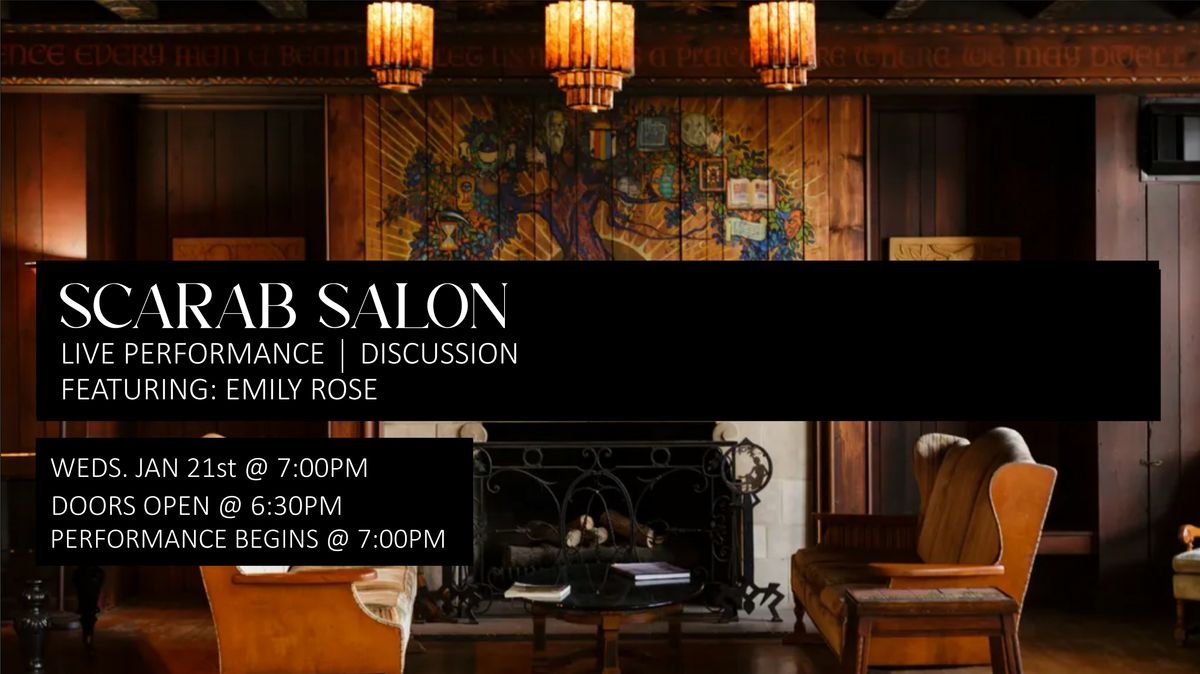 Scarab Salon with Emily Rose at Scarab Club, Farnsworth Street, Detroit ...