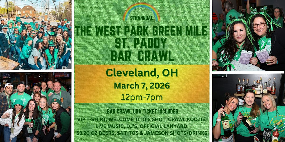 9th Annual Cleveland Green Mile St. Patricks Bar Crawl: March 7th at ...