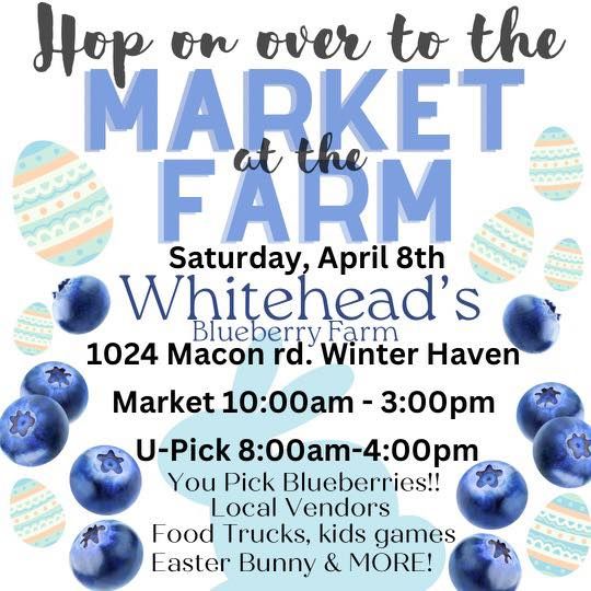 Hop on over to the Market at the Farm | Whitehead's Blueberry Farm U ...