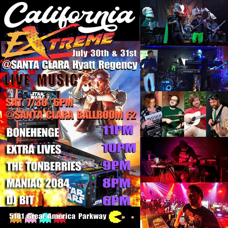 California Extreme 2022 with BONEHENGE, Extra Lives, The Tonberries ...