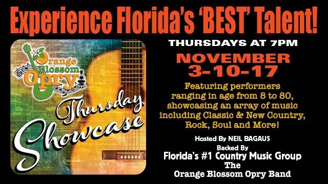 Orange Blossom Opry Showcase | The Orange Blossom Opry, Weirsdale, FL | November 3, 2022