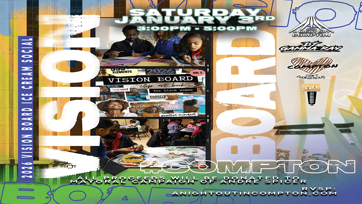2026 Vision Board Ice Cream Social & Fundraiser on 3rd January, 2026