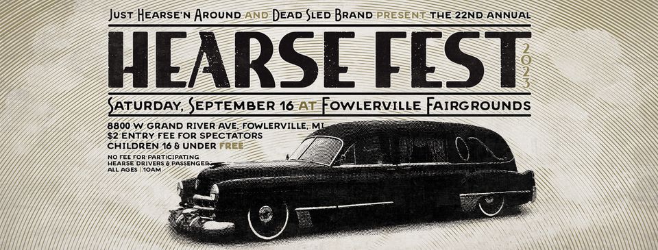 HearseFest 2023 at Fowlerville Fairgrounds on 16th September, 2023