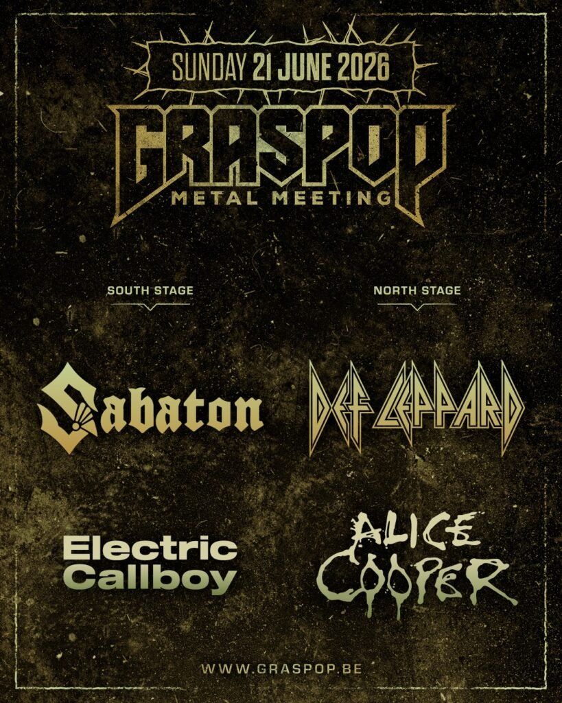 Graspop Metal Meeting 2026 - Sunday - Sabaton, Def Leppard, Alice ...