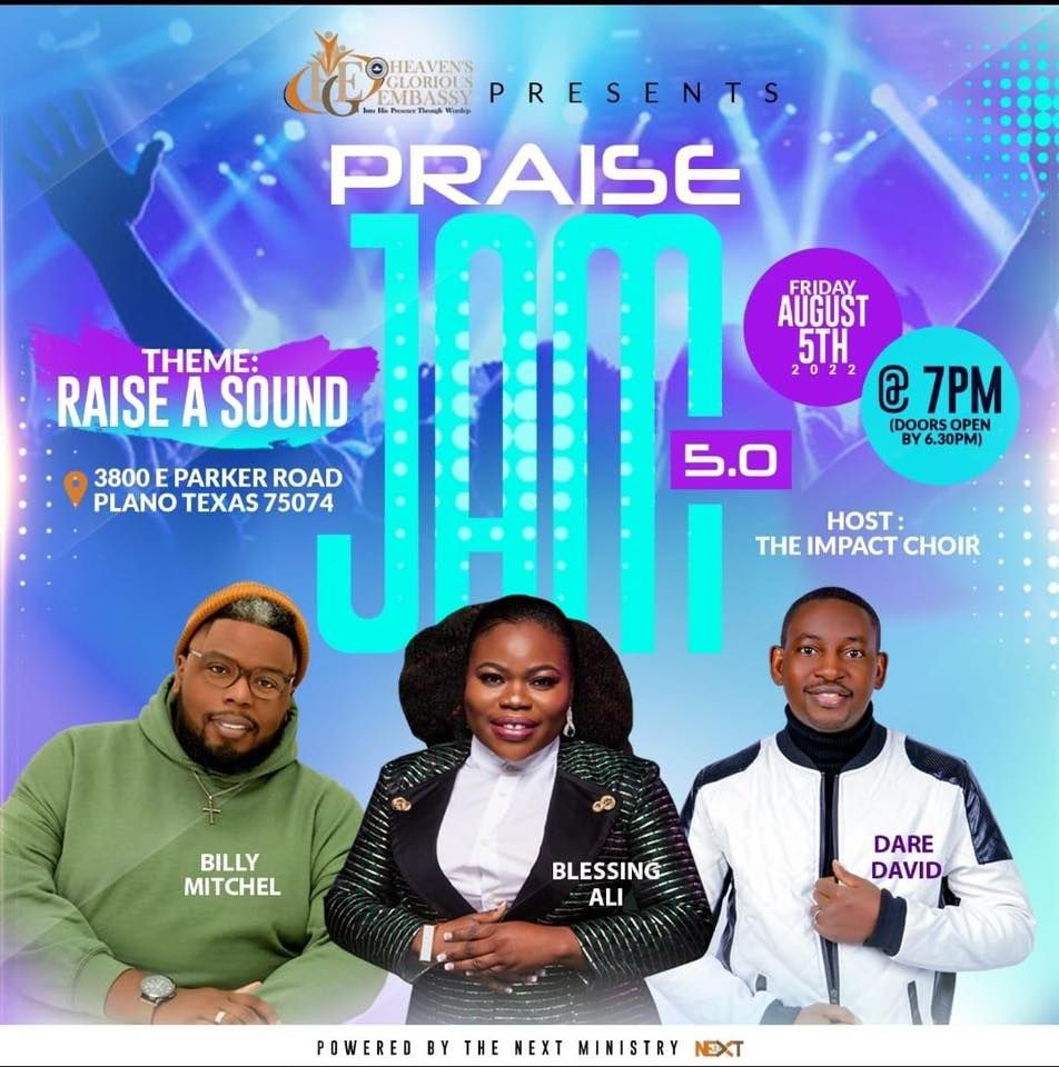 Praise Jam 5.0 | 3800 E Parker Rd, Plano, TX 75074-7731, United States ...