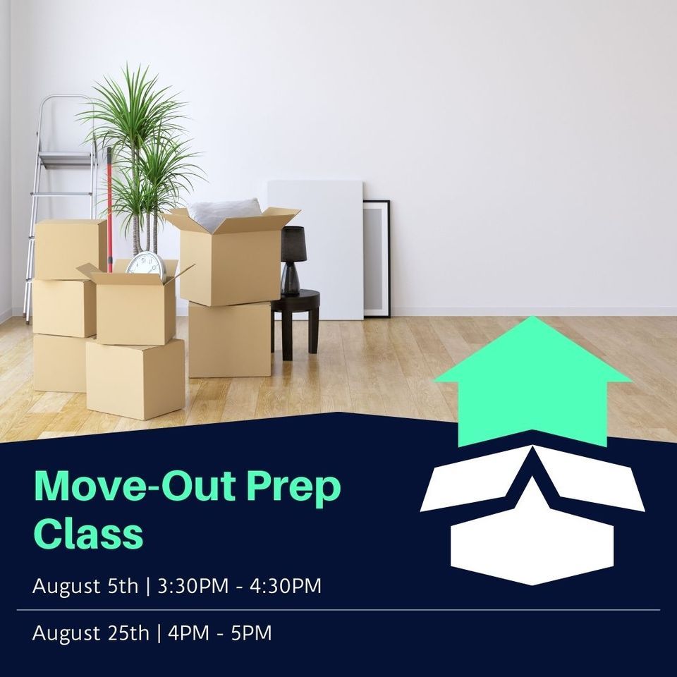Move-Out Prep Class at The Landings, Bremerton on 5th August, 2022