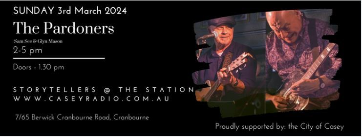 Storytellers @the Station-The Pardoners (Sam See & Glyn Mason) at Suite ...