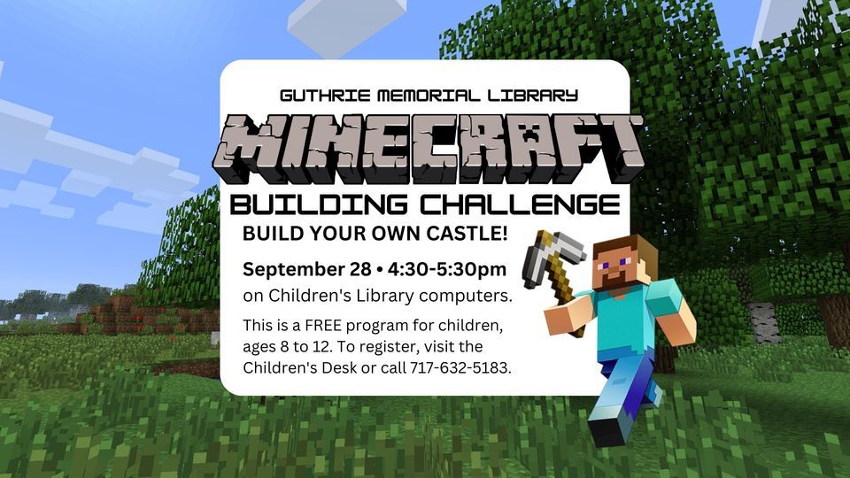 Minecraft Building Challenge for Kids: Build Your Own Castle! at ...
