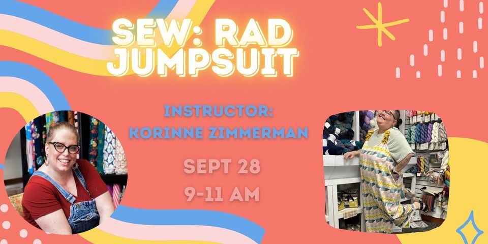 Sew- Rad Jumpsuit | Makit Takit: Lincoln's Craft Studio | September 28 ...