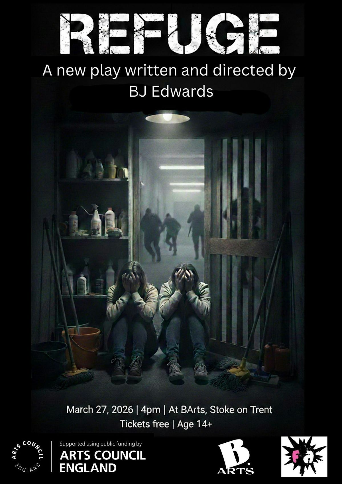 Refuge: A new short play by BJ Edwards at B-Arts, Stoke-on-Trent on ...