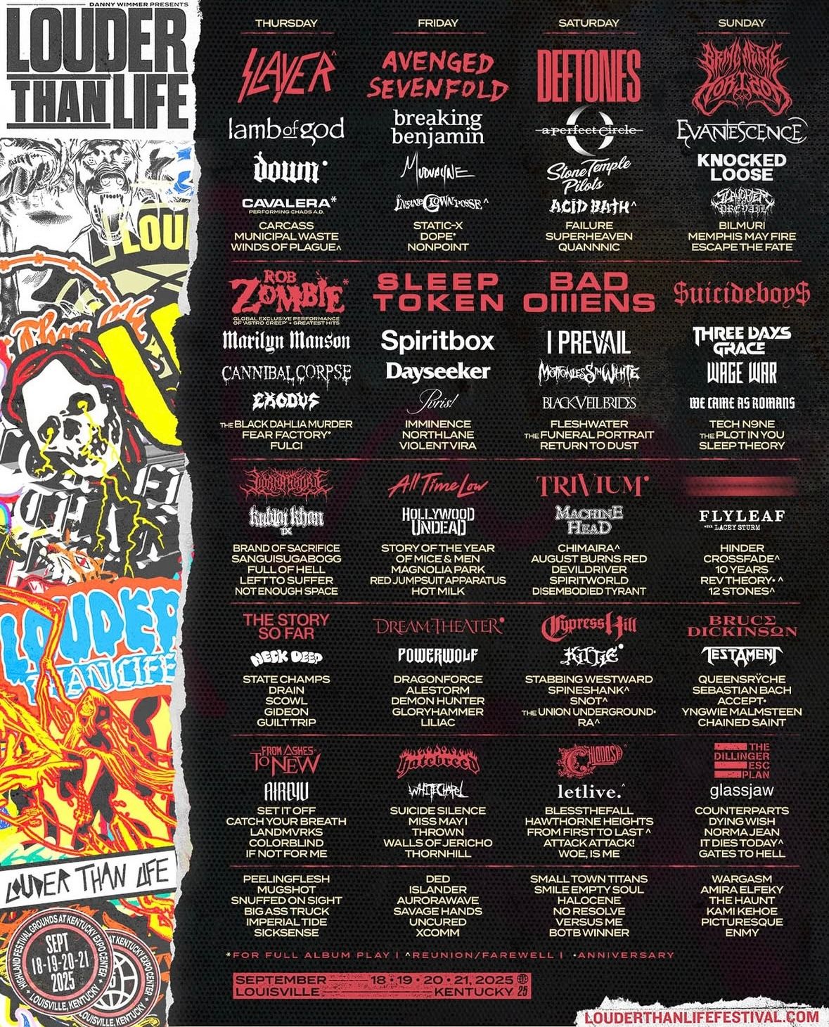 Louder Than Life Festival - Friday at Highland Festival Grounds at ...