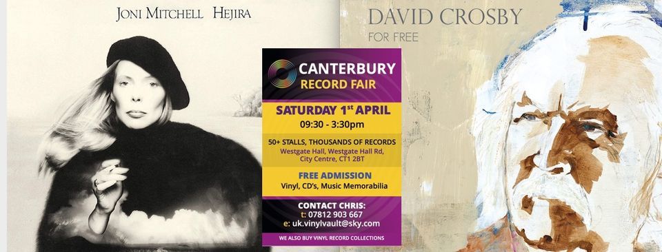 Canterbury Record and CD Fair | Westgate Hall, Canterbury | April 1, 2023