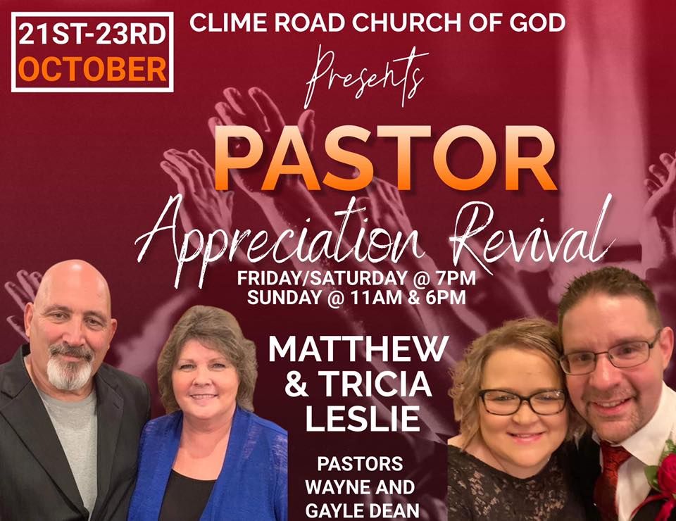 Revival - Pastor Appreciation at Clime Road Church Of God, Upper ...